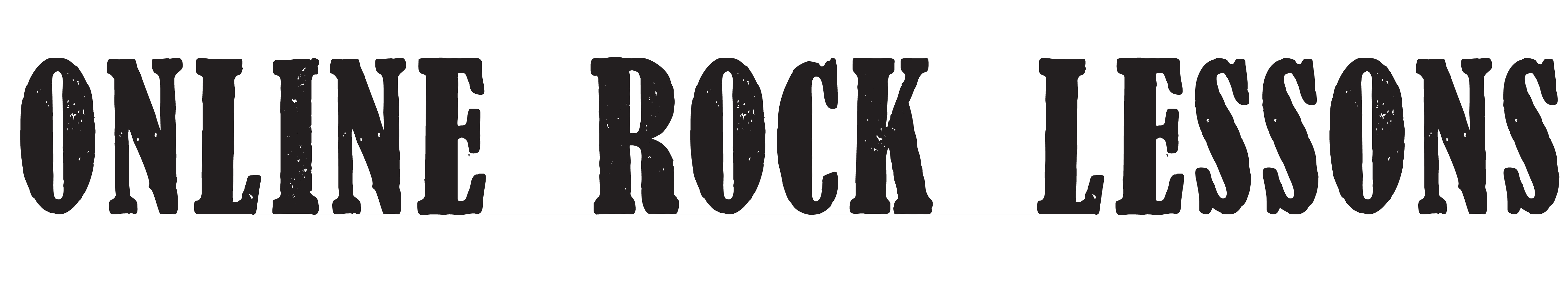 Shop - Online Rock Lessons