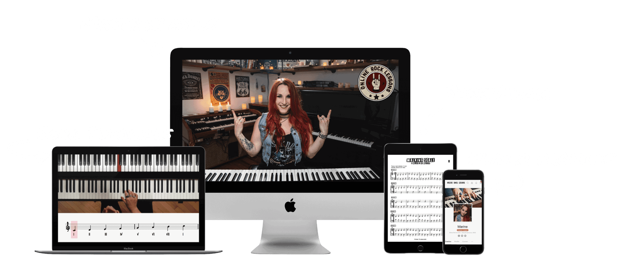Online Rock Lessons - Piano & Keyboards Lessons
