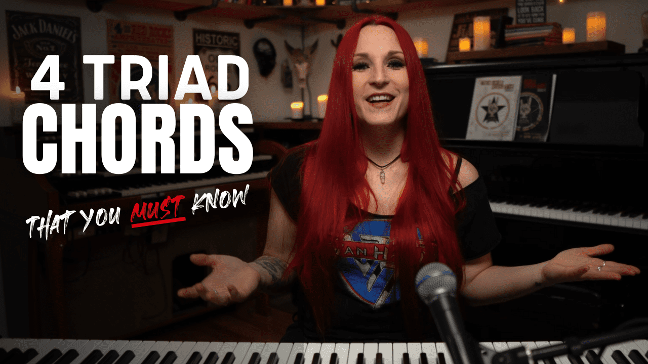 4 Triad Chords at the Piano That You MUST Know - Online Rock Lessons